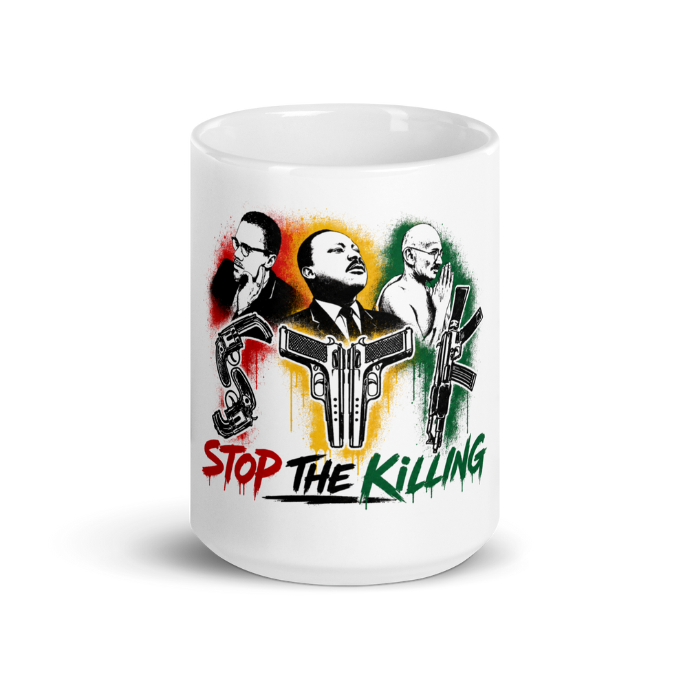 Fallen Kings Rise Up White glossy mug – Rodeo Rd